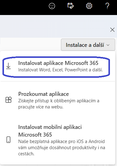 Instalace Microsoft 365 (Word, Excel, …) z M365 – Centrum informatiky – Vysoká škola ekonomická ...